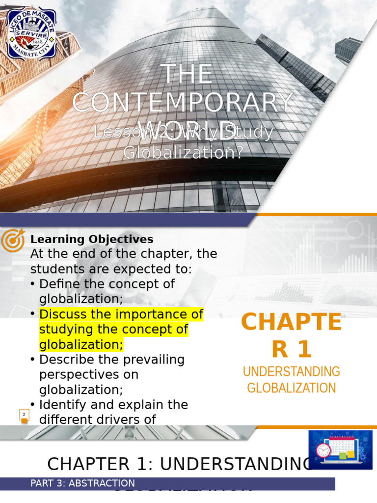 Chapter 1 Lesson 2 Why Study Globalization | PDF