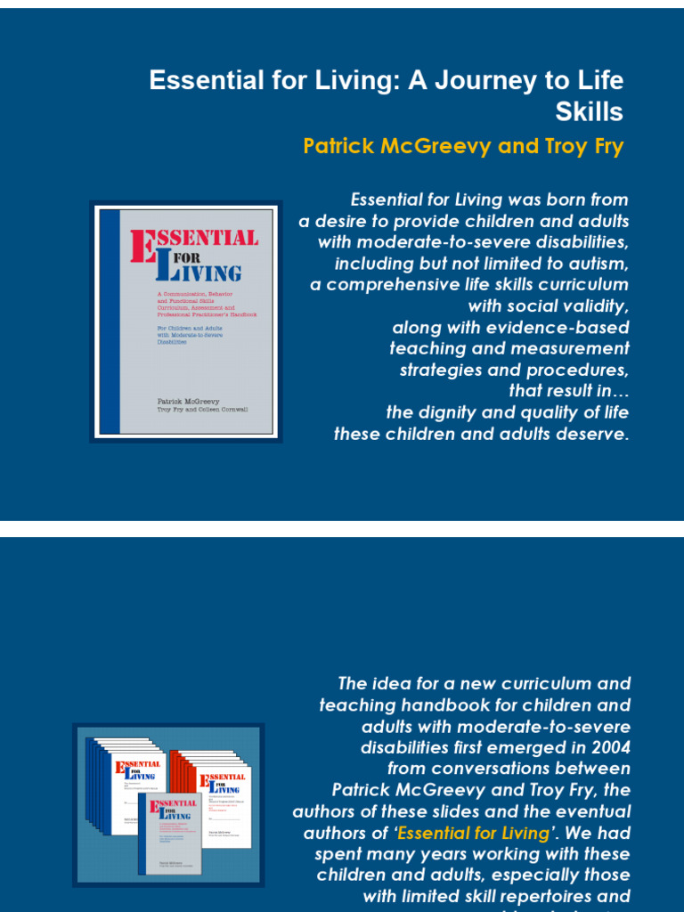 EFL-OverviewNew3PP (Essential for Liviving).PDF | PDF | Cognitive ...