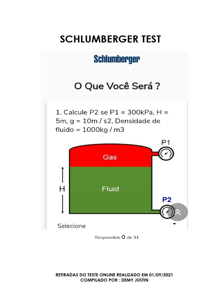 Schlumberger Test | PDF