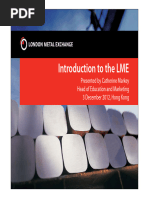 2015 2025 LME Trading Calendar | PDF | Atoms | Metals