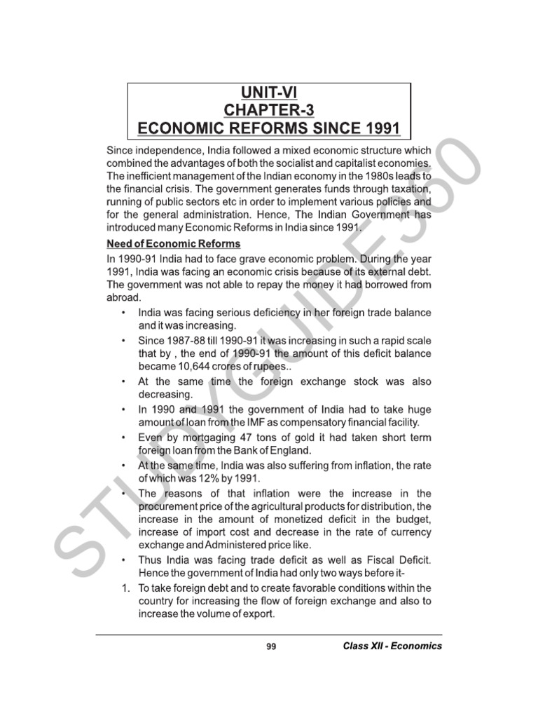 Class 12 Economics Notes Chapter 3 | PDF