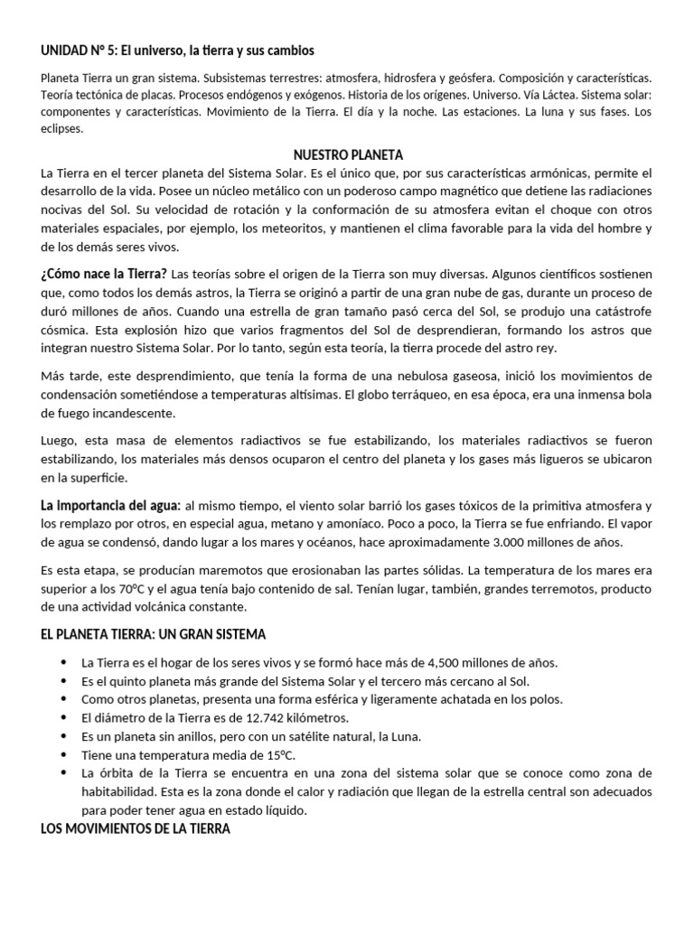 Elementos del Universo para Niños | PDF | Galaxia | Suelo