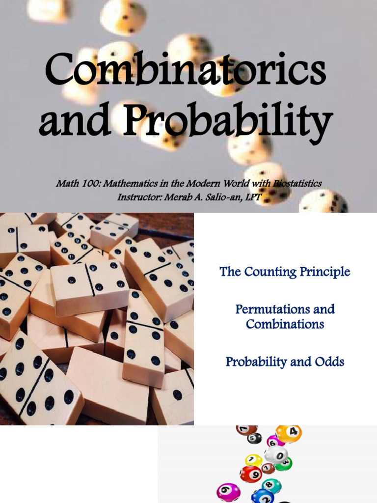 Module 5.1 - The Counting Principle | PDF | Probability | Combinatorics