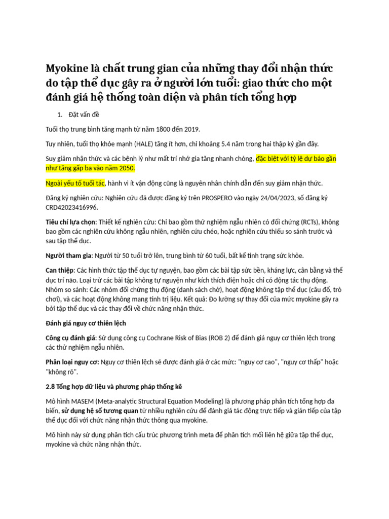 Myokinelàchttrunggiancanhngthayđinhnthc Dotpth Dcgâyra NG Ilntui:giaothcchomt Đánh Giá H TH NG ...