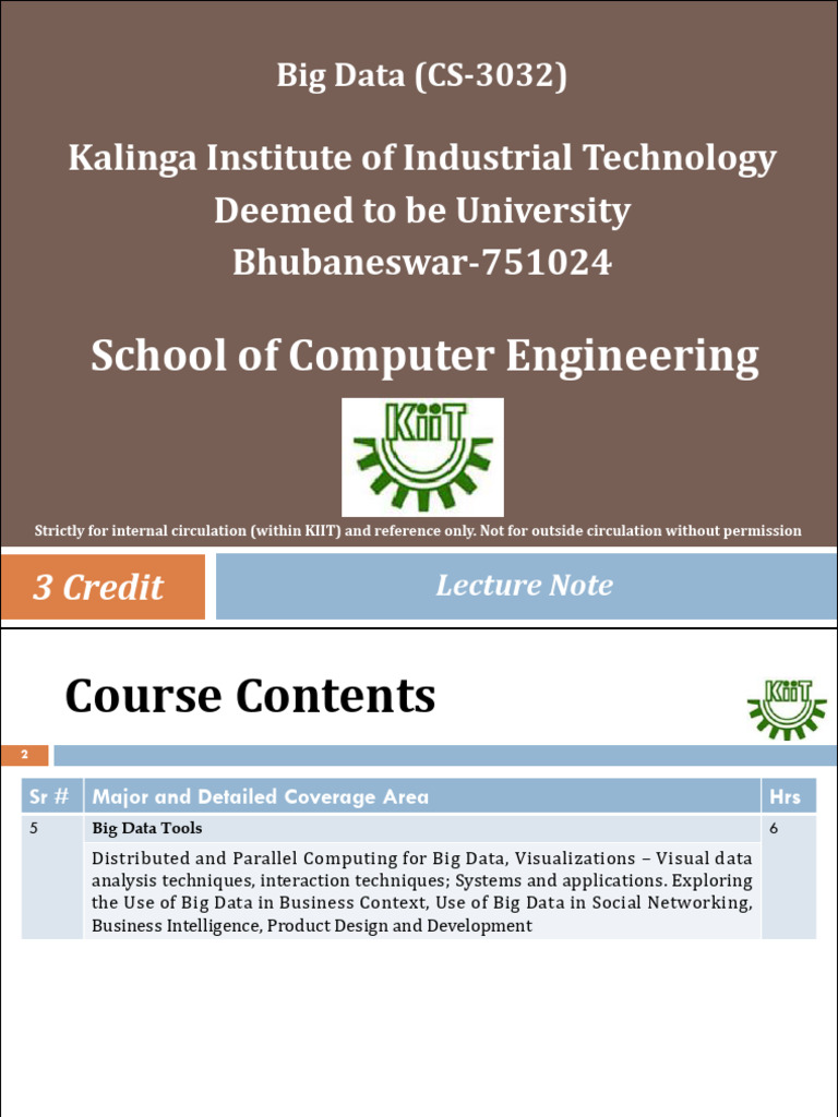 5. Unit 5 - BD - Frameworks and Visualization | PDF | Infographics | Data