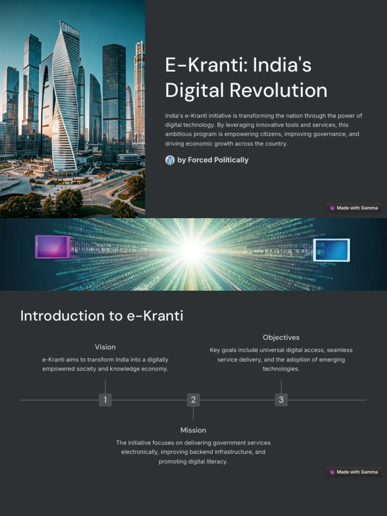 E-kranti | PDF | Governance | Empowerment