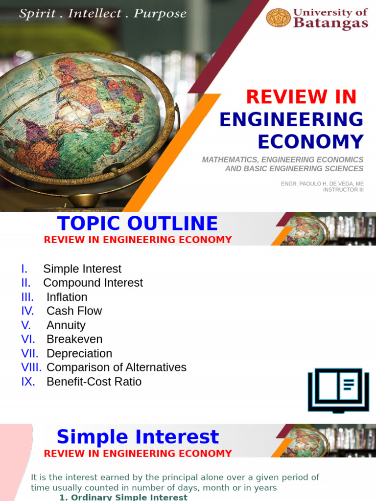 ECON Review | PDF | Depreciation | Interest