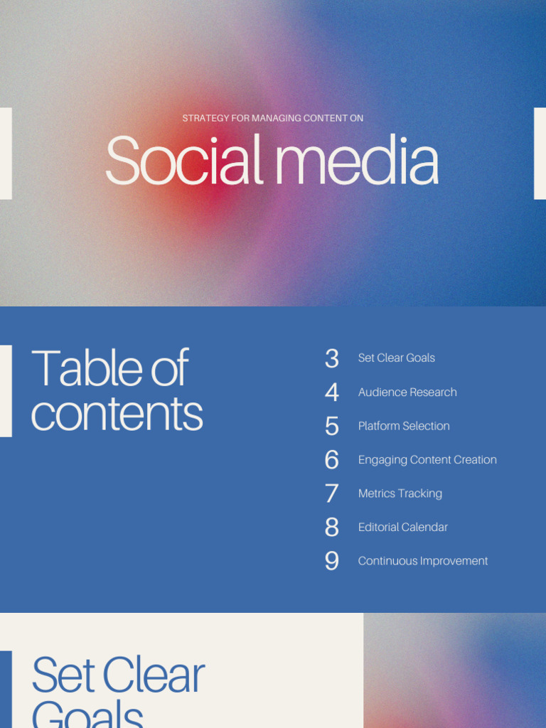 Social Media Content Strategy | PDF