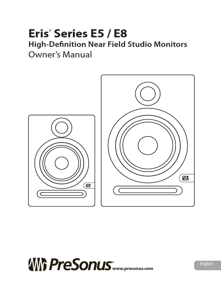 Eris E5 and E8 Owners Manual EN V6 011120211 | PDF | Equalization (Audio) | Electrical Engineering