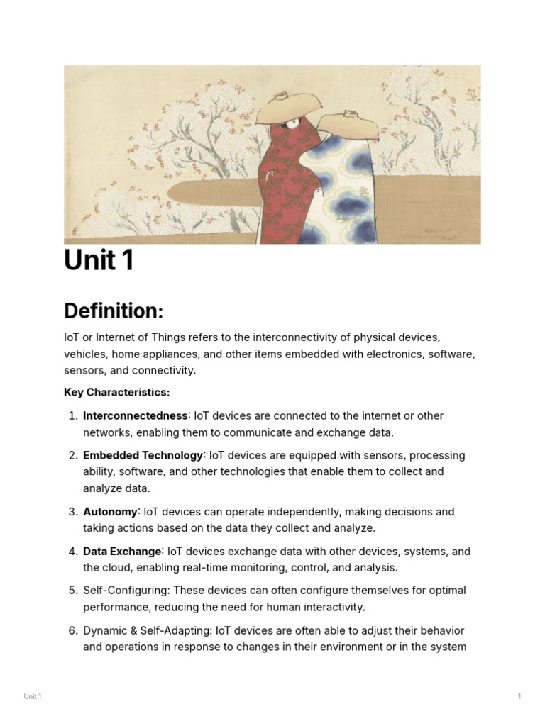 Unit_1_iot | PDF | Internet Of Things | Computing