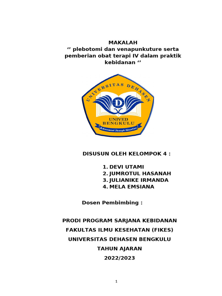 Makalah KDPK 1 | PDF