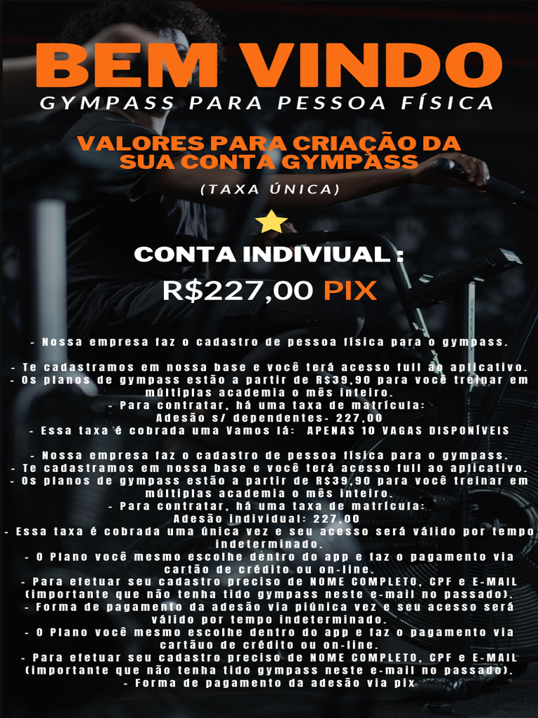 Planos & Valores Gympass PDF | PDF | Aplicativo para celular
