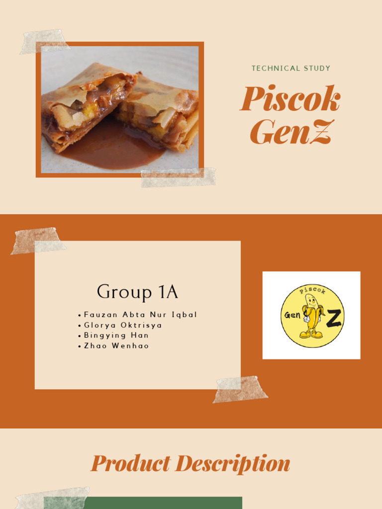 Group-1A - Slide - Technical Study | PDF | Chocolate | Banana
