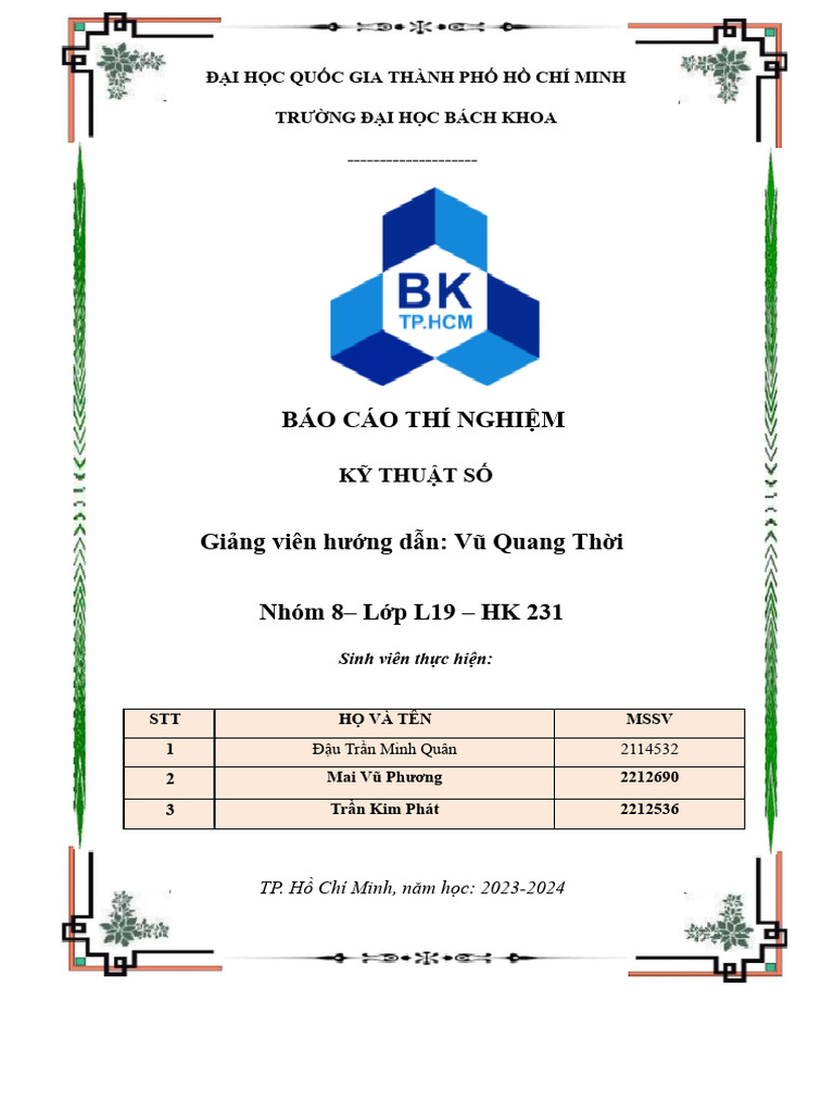 l19 - Nhóm 8 - Báo Cáo Lab3 | PDF