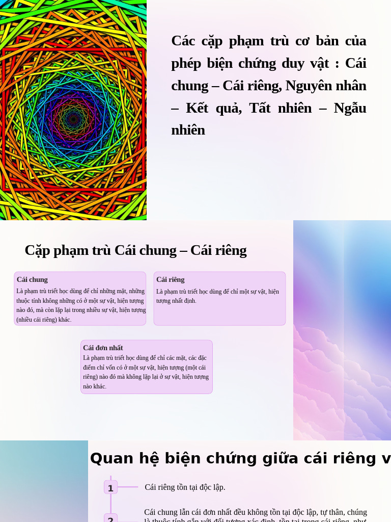 Cac Cap Pham Tru Co Ban Cua Phep Bien Chung Duy Vat | PDF