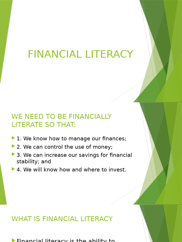 Essential Financial Literacy Tips | PDF | Wealth | Investing