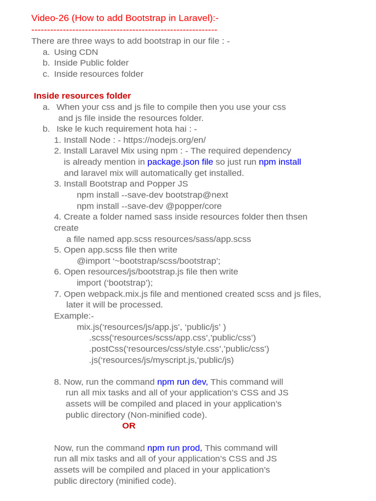 Laravel Part 8 Pdf Computing Computer Programming 7025