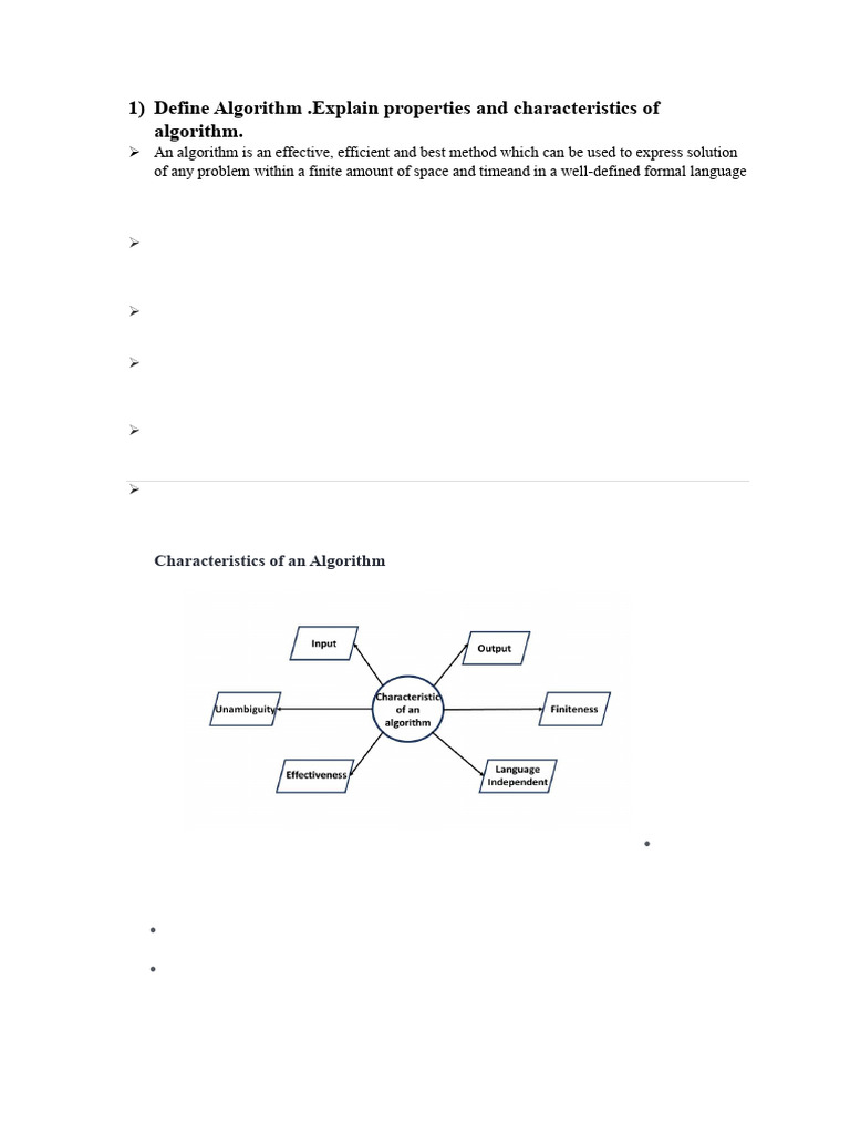 Define Algorithm Ans Assig1 Pdf Time Complexity Recurrence Relation