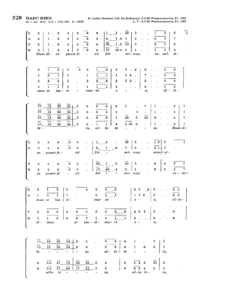 Haec Dies (+bridge) | PDF | Métodos y materiales de enseñanza