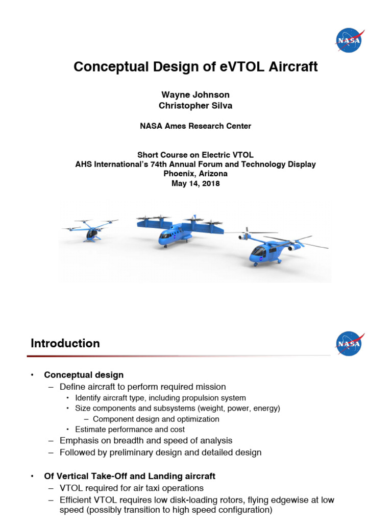 eVTOL Aircraft Design Insights | PDF | Helicopter Rotor | Aircraft