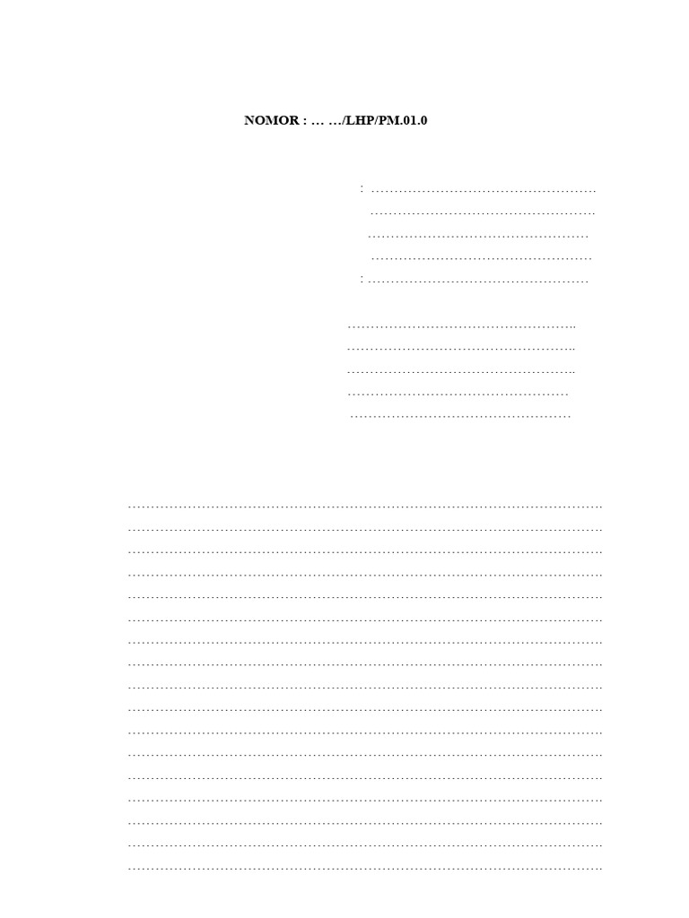 Form a Ptps Sesuai Dengan Panduan | PDF