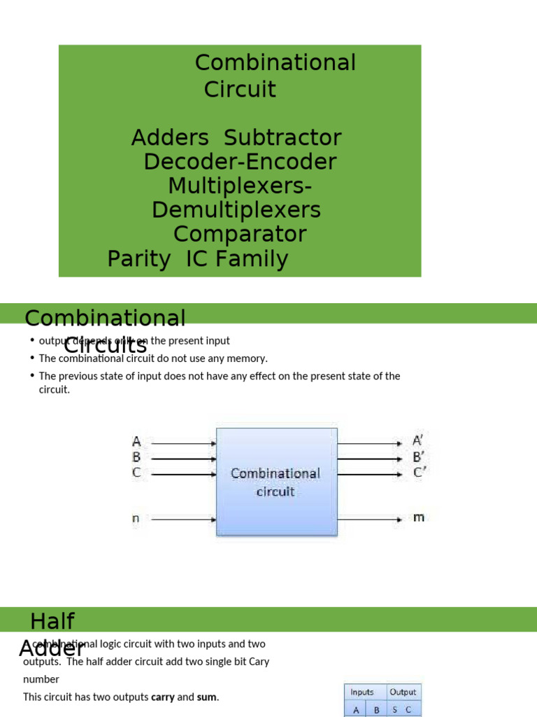 ECE213 - Combintional Circuit | PDF | Logic Gate | Electronics