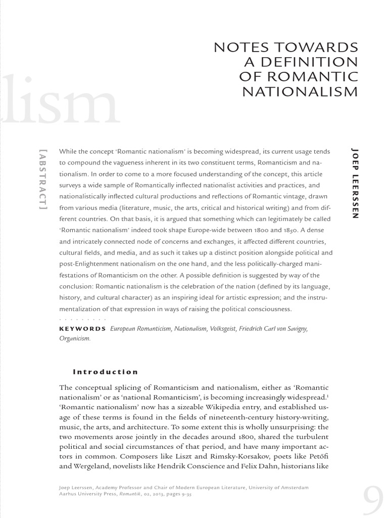 Admin,+Joep+Leerssen 1 | PDF | Romanticism | Grimms' Fairy Tales