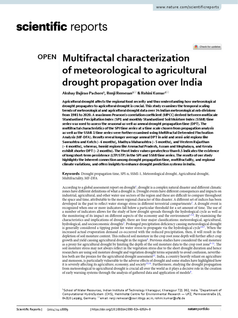 Drought in India Gujarat | PDF | Drought | Time Series Drought in India Gujarat | PDF | Drought | Time Series