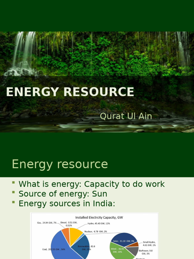 Energy Resources | PDF | Petroleum | Natural Gas