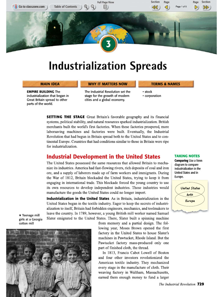 25.3-Industrialization Spreads | PDF