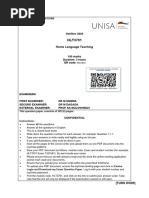 ENG1502-Exam-OctNov 2024 | PDF | Word | Morphology (Linguistics)