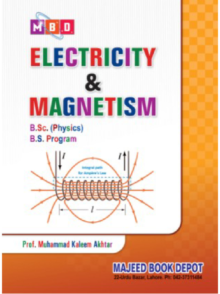 Electricity and Magnetism Book | PDF