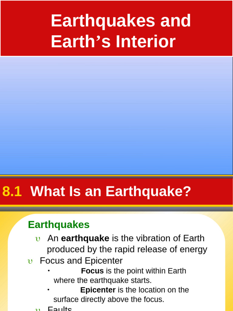 Understanding Earthquakes and Layers | PDF | Earthquakes | Tsunami