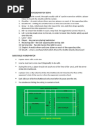 Badminton Doubles Rules 1 | PDF | Team Sports | Summer Sports