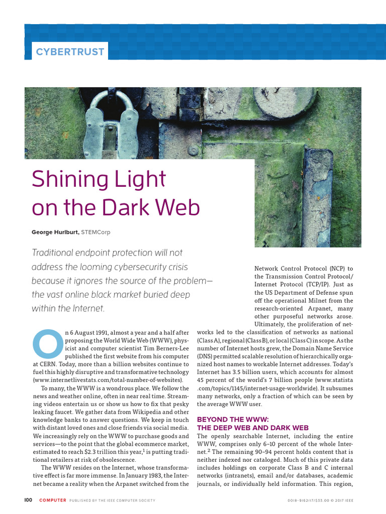 Exploring the Deep and Dark Web | PDF | World Wide Web | Internet & Web