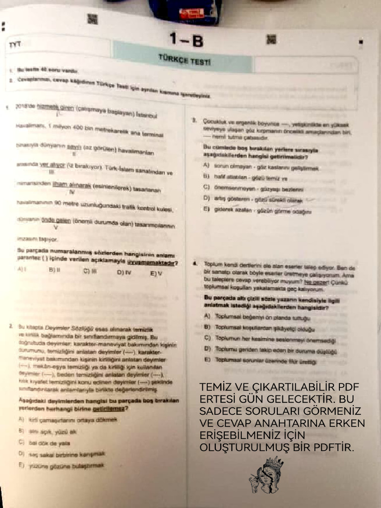 3d TG Deneme PDF | PDF