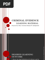 Module 1 CLJ 31 | PDF | Evidence | Admissible Evidence