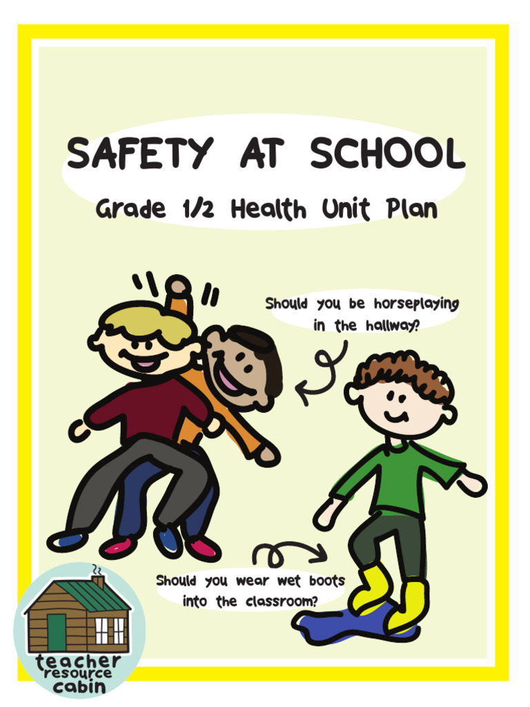 Safety at School: Grade 1/2 Health Unit Plan | PDF | Teachers | Learning
