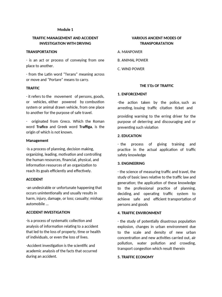 CDI-module | PDF | Traffic | Traffic Collision