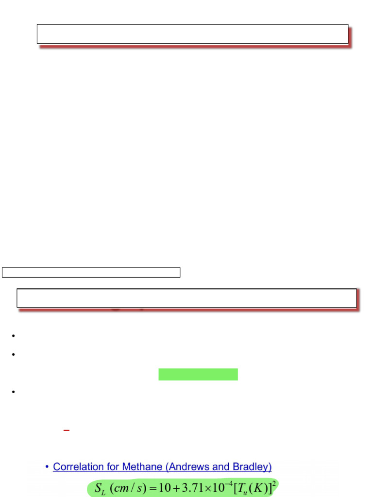 ME 411 - Lect13 - Laminar Premixed Flame (Part 04) | PDF | Combustion | Chemical Engineering