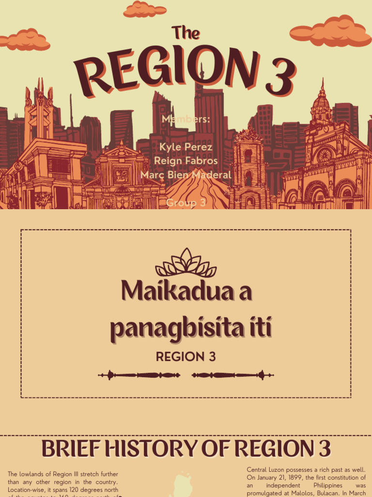 Region 3 PPT Edited Fina | PDF | Luzon | Philippines
