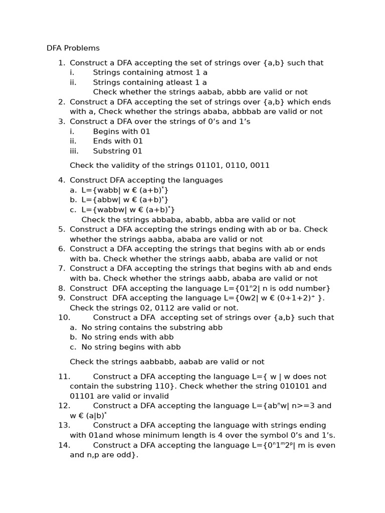 Theory Of Computation Pdf String Computer Science Mathematics 
