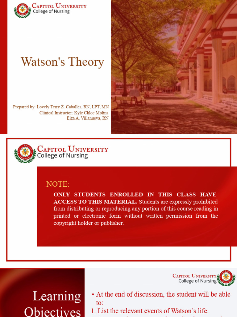 3 TFN Jean Watson | PDF | Self | Science