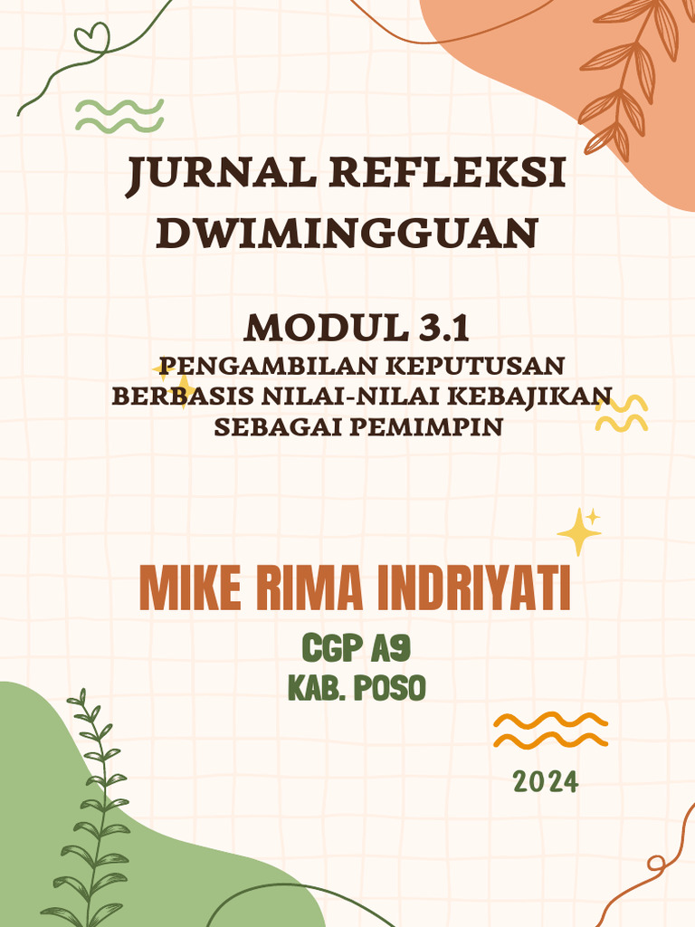 Jurnal Refleksi Dwimingguan Modul 3.1 | PDF