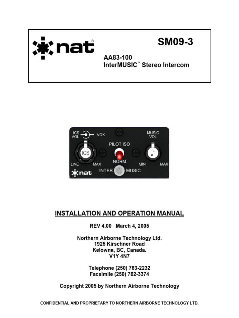 804-0400[1] AA83-100 | PDF | Microphone | Radio