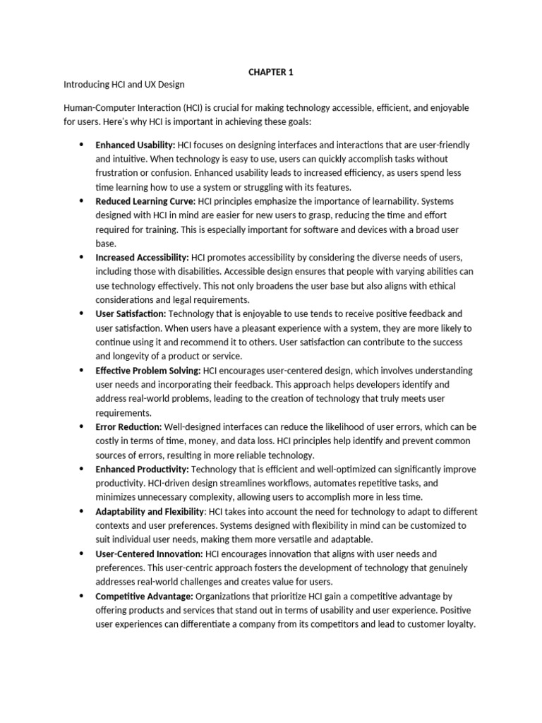 Understanding HCI and UX Design Principles | PDF | Usability | Human ...