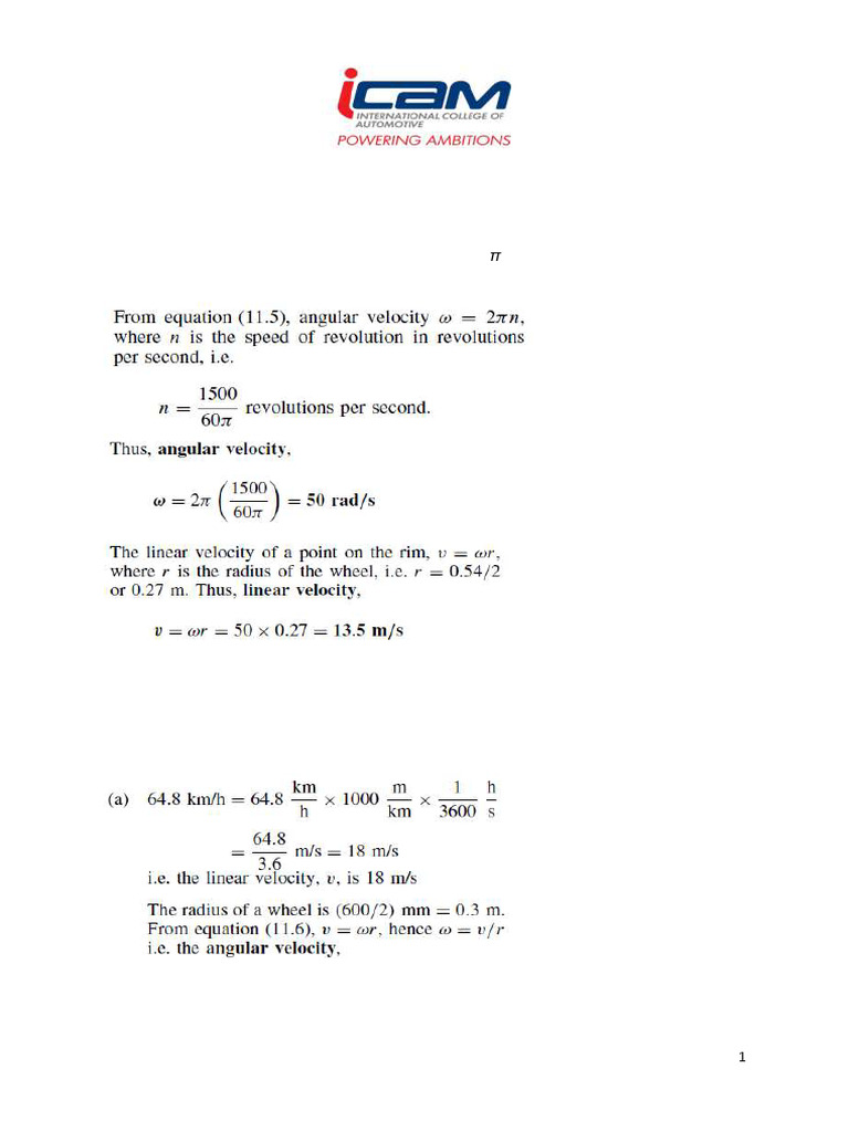 Linear and Angular Motion | PDF | Acceleration | Velocity