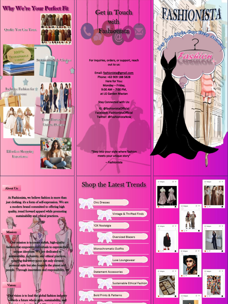 Finaleeeeeee brochures | PDF | Fashion | Consumer Goods