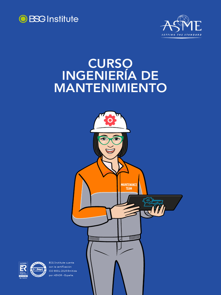 Curso Ingenieria Mantenimiento | PDF | Ingeniería de confiabilidad | Planificación
