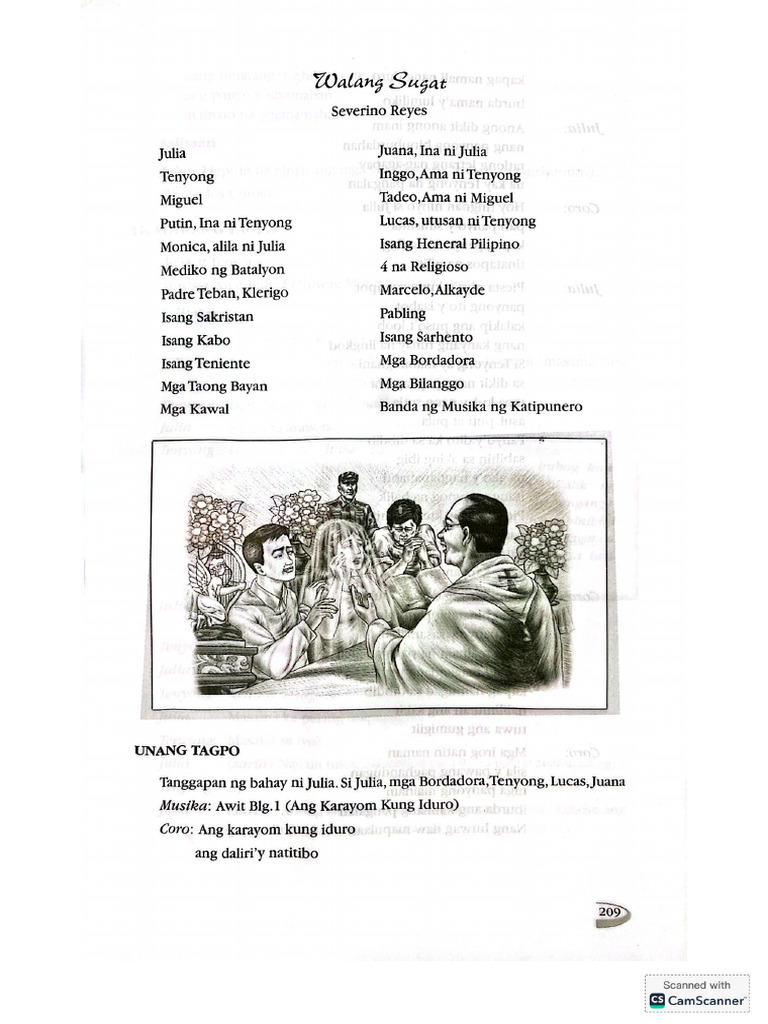 Walang Sugat Ni Severino Reyes | PDF